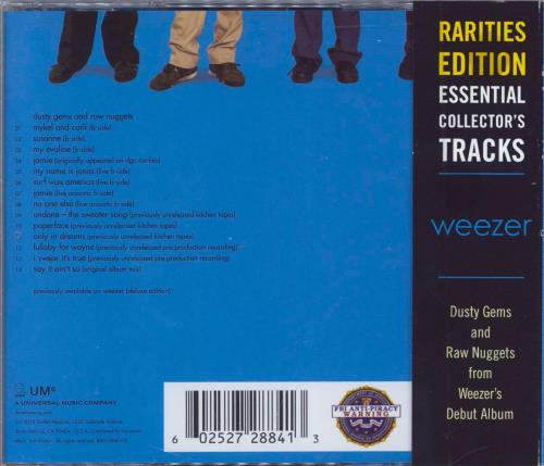 Weezer Weezer: Rarities Edition US CD album (CDLP) (781166)