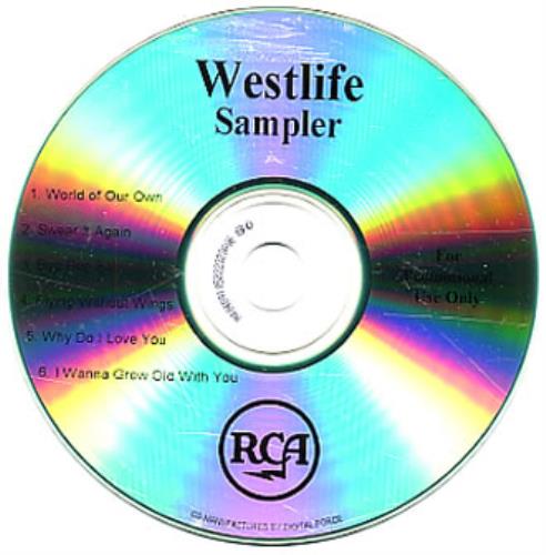 Westlife Sampler US Promo CD-R acetate (221953)