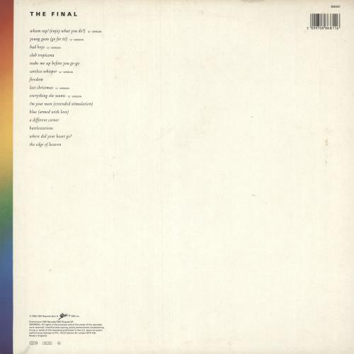 Wham The Final - EX UK 2-LP vinyl record set (Double LP Album) (745199)