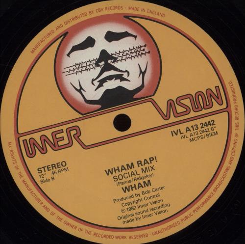 Wham Wham Rap! UK 12" vinyl single (12 inch record / Maxi-single) (2559)