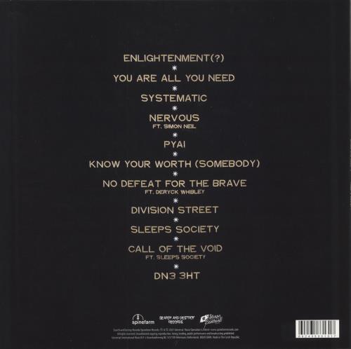 While She Sleeps Sleeps Society - Gold Nugget Vinyl UK vinyl LP album (LP record) (790973)