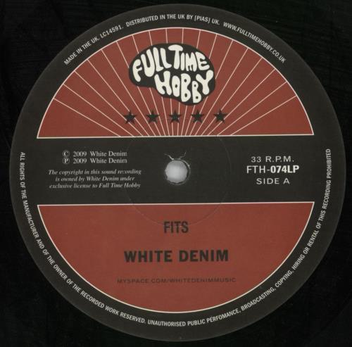 White Denim Fits UK vinyl LP album (LP record) (817932)