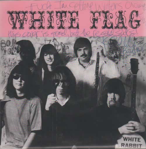 White Flag White Rabbit - Autographed US 7" vinyl single (7 inch record ...