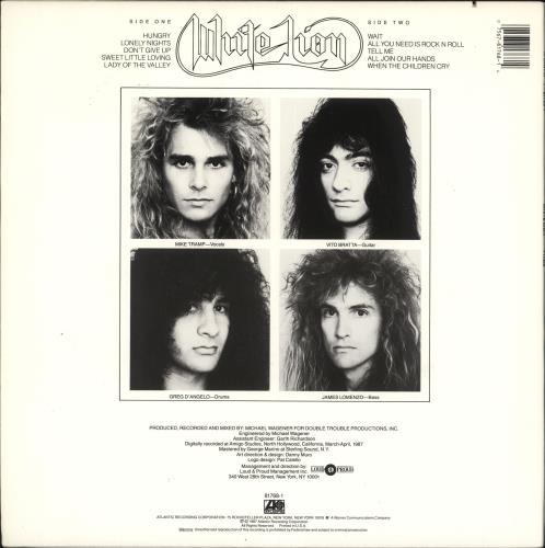 White Lion Pride US vinyl LP album (LP record) (729615)