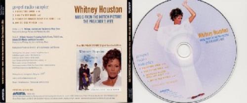 Whitney Houston Gospel Radio Sampler US Promo CD single (CD5 / 5") (92668)