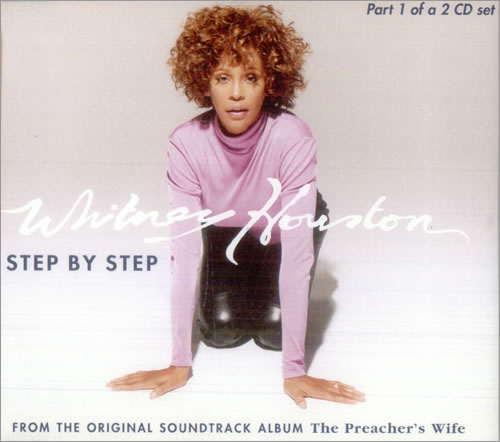 Whitney Houston Step By Step - Part 1 European CD single (CD5 / 5 ...