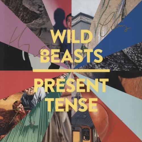 Wild Beasts Present Tense - Autographed UK 2-LP vinyl record set ...