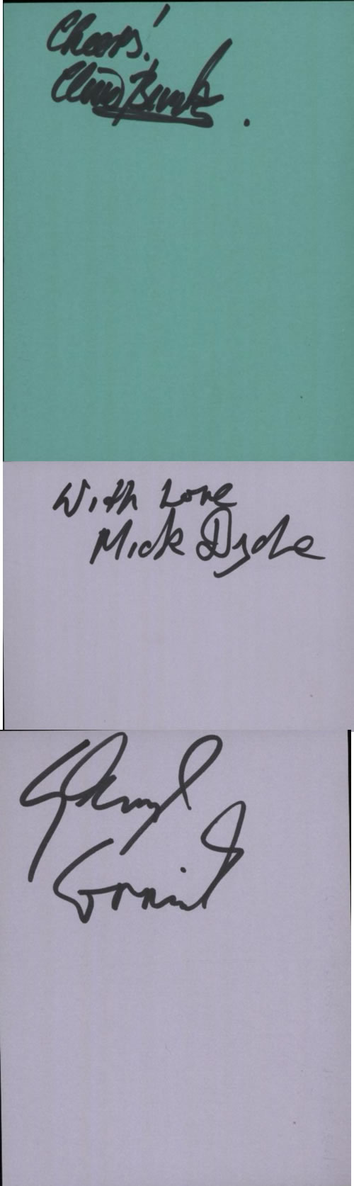 Wild Turkey Pages From An Autograph Book UK memorabilia (601626) AUTOGRAPHS