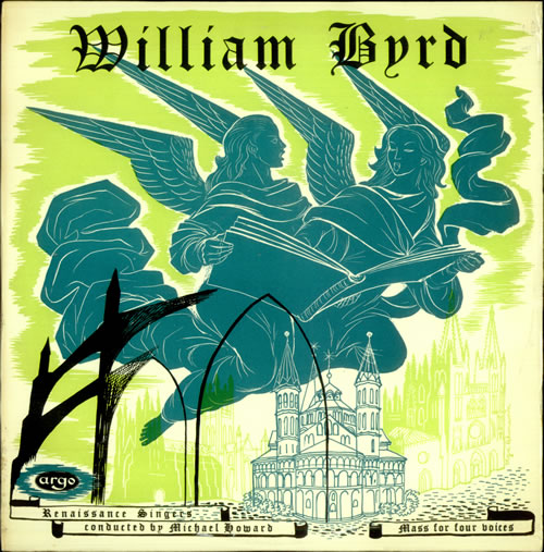 William Byrd Mass for Four Voices UK vinyl LP album (LP record) (530397)