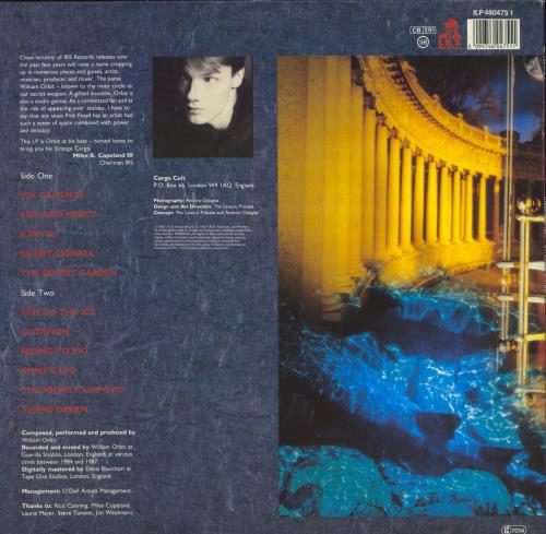 William Orbit Strange Cargo Dutch vinyl LP album (LP record) (788078)