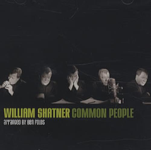 William Shatner Common People US Promo CD single (CD5 / 5") (311695)