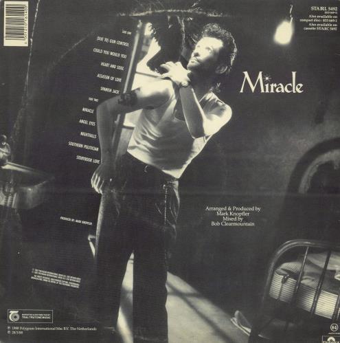 Willy DeVille Miracle South African vinyl LP album (LP record) (786875)