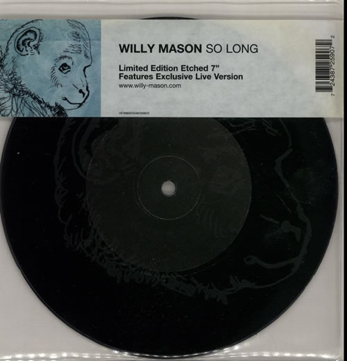 Willy Mason So Long UK 7" vinyl single (7 inch record / 45) (323483)