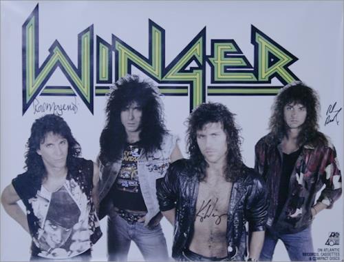 Winger Winger - Autographed US Promo poster (527265)