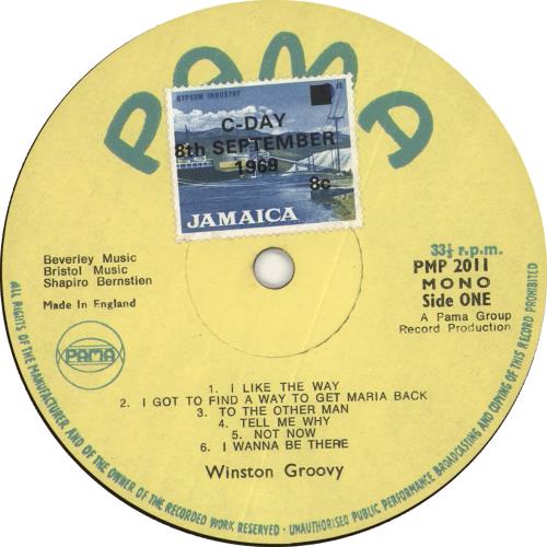 Winston Groovy Free The People UK vinyl LP album (LP record) (728421)