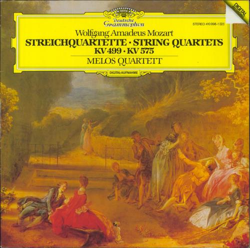 Wolfgang Amadeus Mozart Streichquartette: String Quartets German vinyl LP album (LP record) (826939)