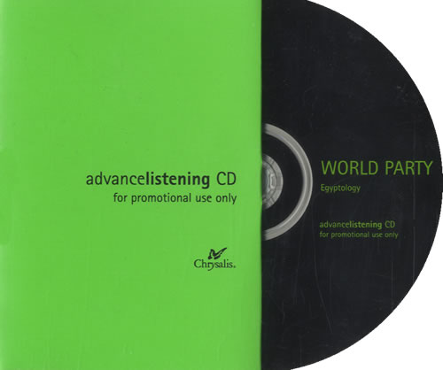 World Party Egyptology UK Promo CD album (CDLP) (514244)