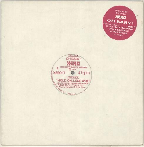Xero feat Bruce Dickinson Oh Baby! UK 12" vinyl single (12 inch record ...