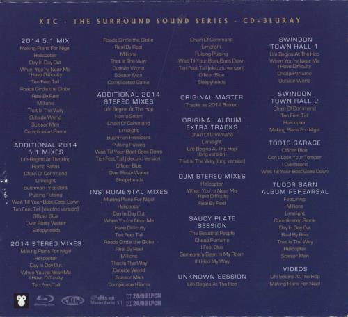 XTC Drums And Wires: Surround Sound Series + Blu-Ray UK 2-disc CD/DVD ...