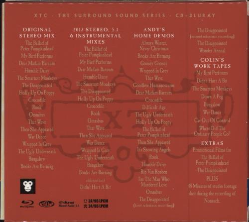 XTC Nonsuch + Blu-Ray UK 2-disc CD/DVD set (785393)