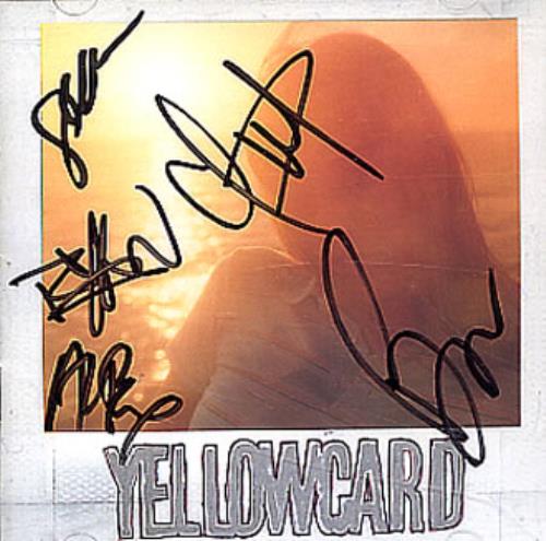 Yellowcard Ocean Avenue - AUTOGRAPHED US Promo CD album (CDLP) (345060)