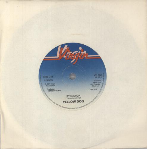 Yellow Dog Stood Up - Solid UK 7" vinyl single (7 inch record / 45 ...