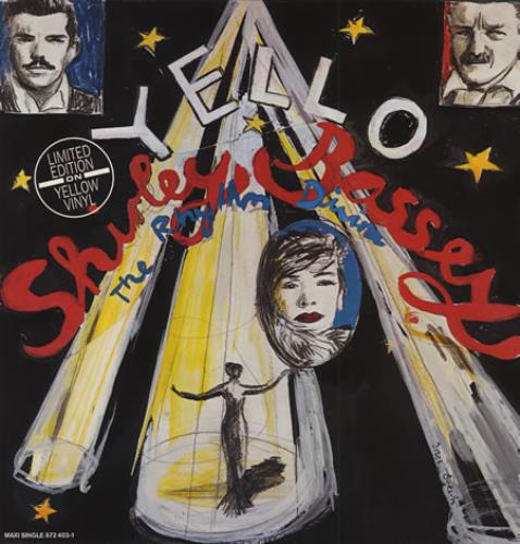 Yello The Rhythm Divine - Yellow Vinyl German 12" vinyl single (12 inch ...