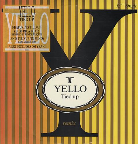 Yello Tied Up - Gold Promo Stamped US Promo 12" vinyl single (12 inch ...