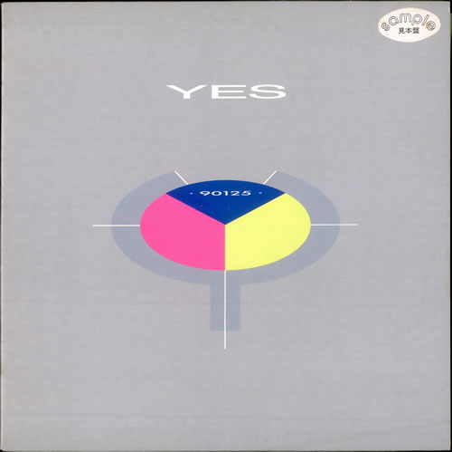 Yes 90125 Japanese Promo vinyl LP album (LP record) (509119)