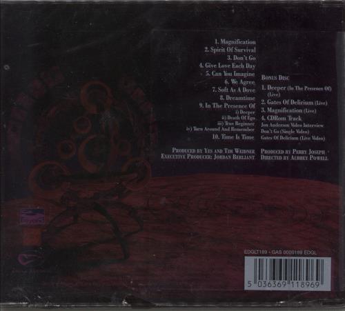 Yes Magnification: Special Collectors Edition - Sealed UK 2 CD album ...