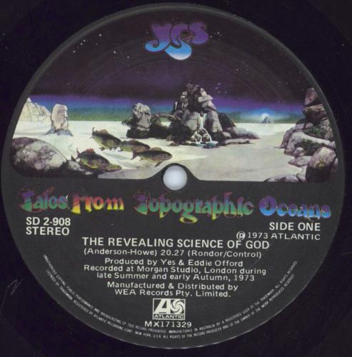 Yes Tales From Topographic Oceans -VG US 2-LP vinyl record set (Double ...
