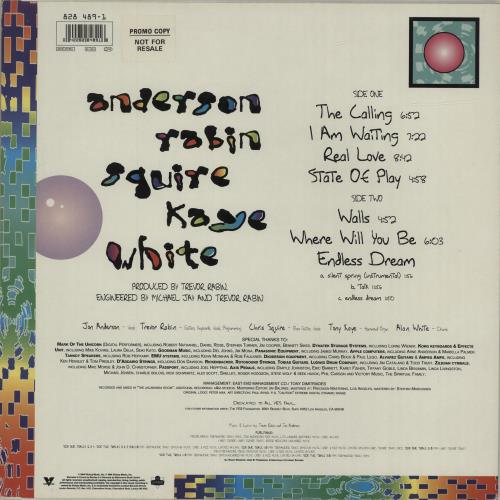 Yes Talk UK vinyl LP album (LP record) (59633)