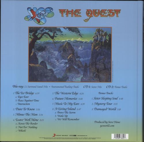 Yes The Quest: Deluxe Artbook UK 3-disc CD/DVD Set (784844)