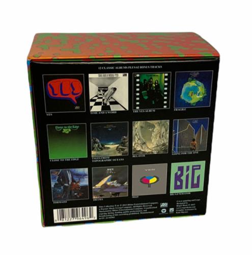 Yes The Studio Albums 1969-1987 UK CD Album Box Set (776240)