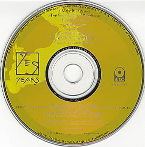 Yes Yesyears Sampler - Box US Promo CD album (CDLP) (103681)