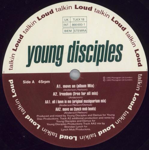Young Disciples EP UK 12" vinyl single (12 inch record / Maxi-single ...
