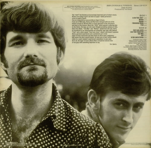 Zager & Evans 2525 (Exordium & Terminus) German vinyl LP album (LP ...