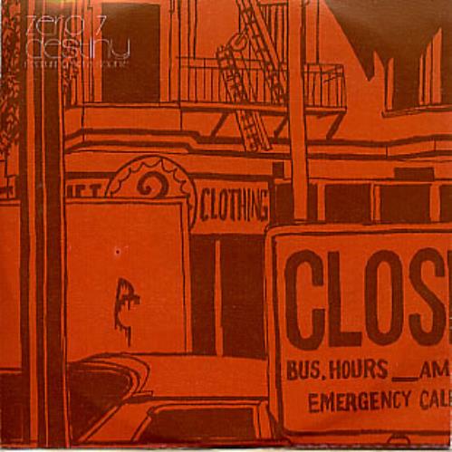 Zero 7 Destiny UK Promo CD-R acetate (280606)