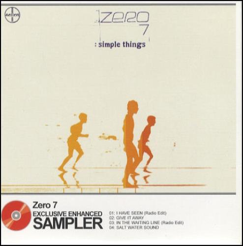 Zero 7 Exclusive Enhanced Sampler UK Promo CD single (CD5 / 5") (250135)