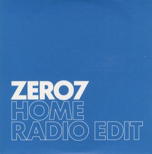 Zero 7 Home UK Promo CD single (CD5 / 5") (274840)