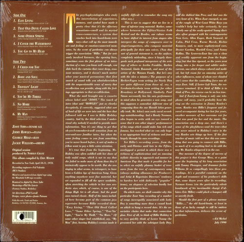 Zoot Sims For Lady Day - Sealed US vinyl LP album (LP record) (520253)