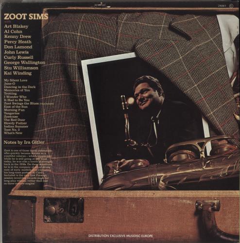 Zoot Sims Zootcase French 2-LP vinyl record set (Double LP Album) (748187)