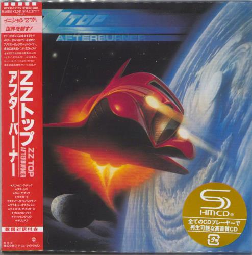 ZZ Top Afterburner Japanese SHM CD 637233 ZZ Top Afterburner Japanese SHM CD 637233