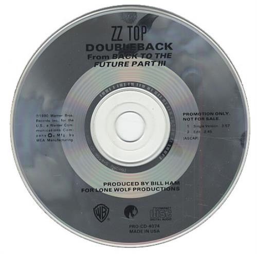 ZZ Top Doubleback US Promo CD single (CD5 / 5") (1097)