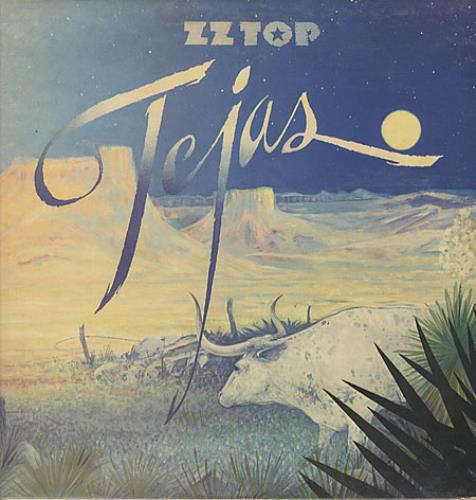 ZZ Top Tejas UK vinyl LP album (LP record) (161216)